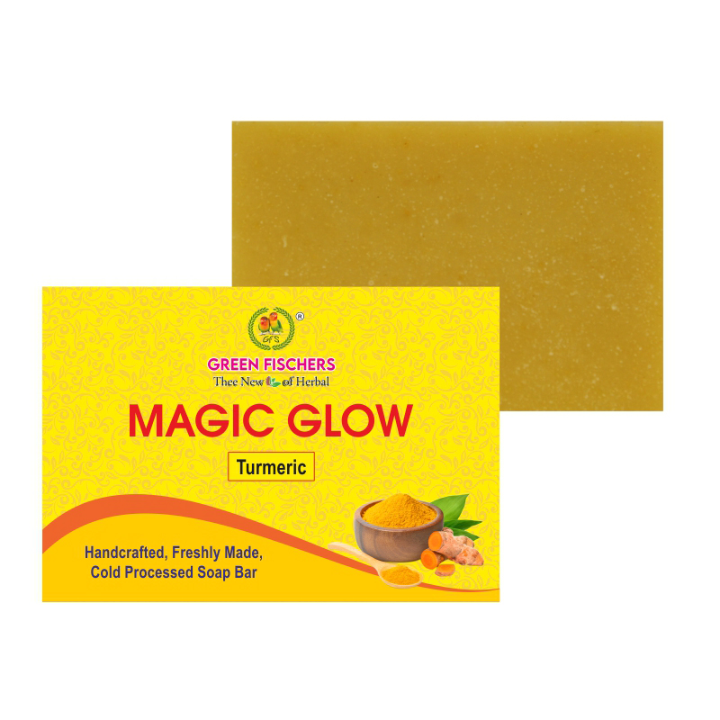 Magic Glow with Turmeric Soap (Pack of 2) – Green Fischers